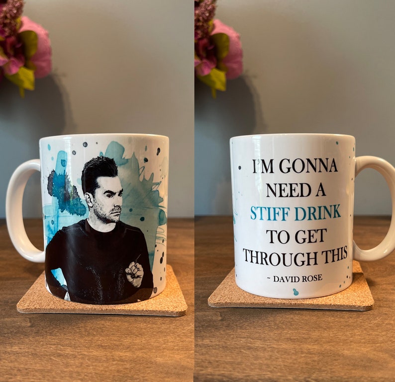 David Rose Mug Dark Mood Collection Schitt's Creek - Etsy