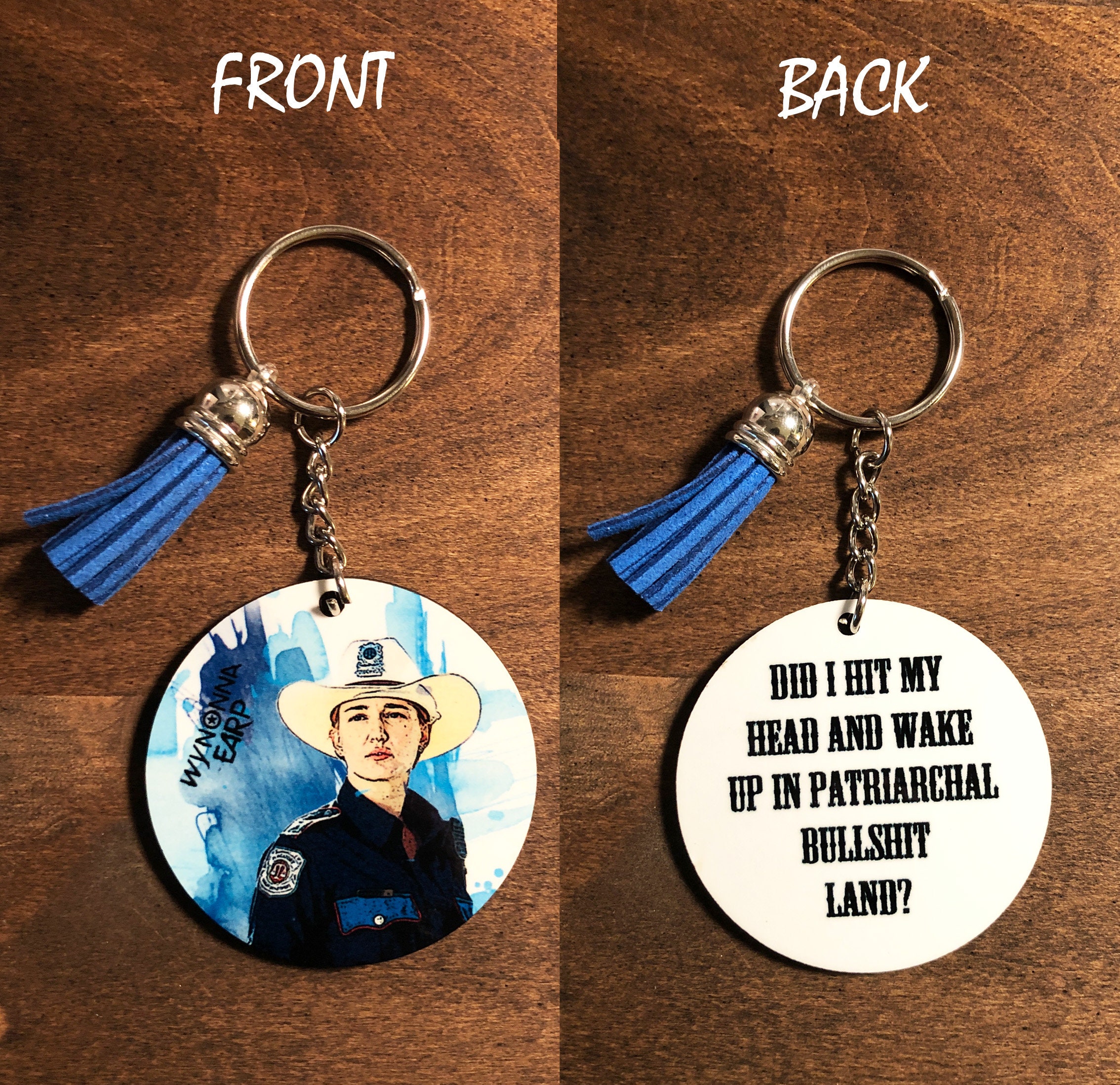 Sheriff Nicole Haught Keyrings Quotes Collection Coat of Arms Wynonna ...
