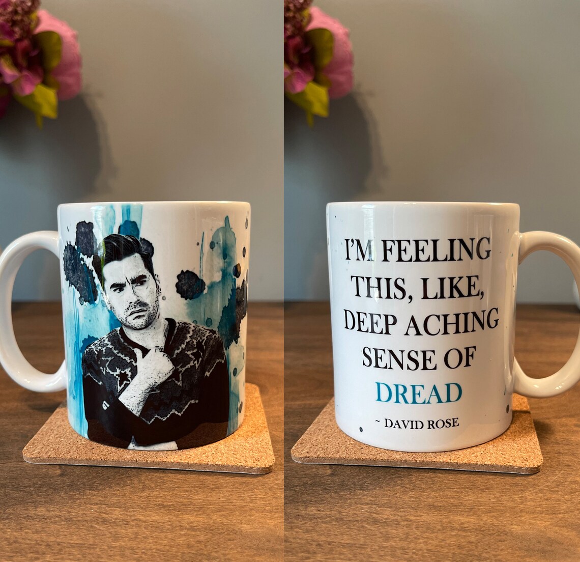 David Rose Mug Dark Mood Collection Schitt's Creek | Etsy
