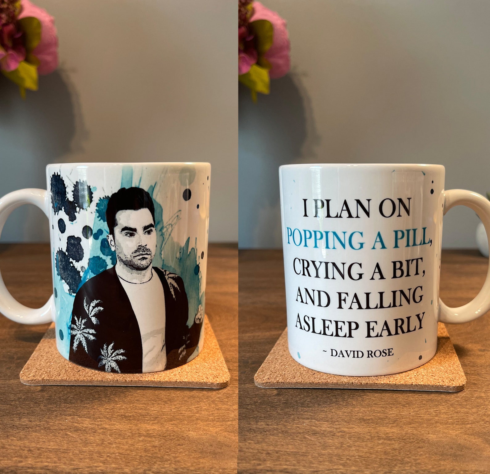 David Rose Mug Dark Mood Collection Schitt's Creek | Etsy
