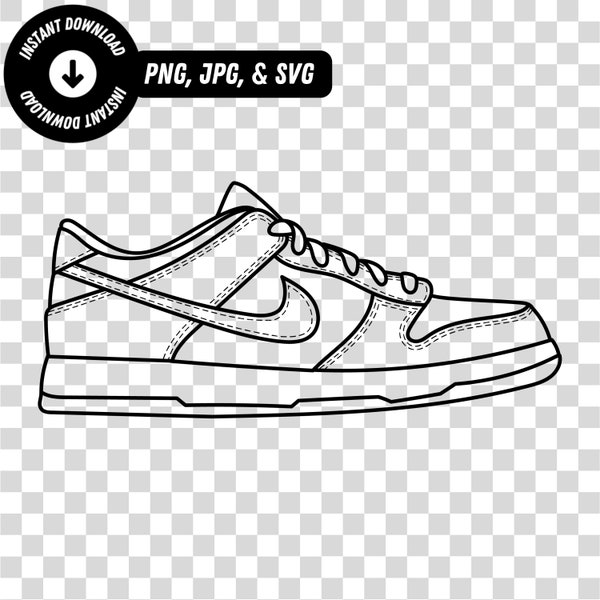 Nike Dunk Svg - Etsy