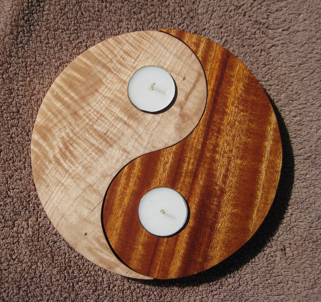 Yin Yang Tea Light Holder - Etsy