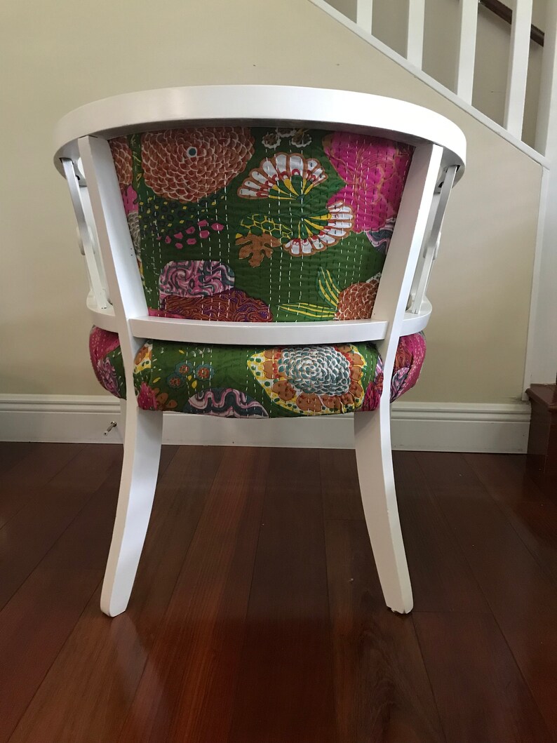 Boho Eclectic Vintage Floral (have 1 More of These Chair Frames If Set ...
