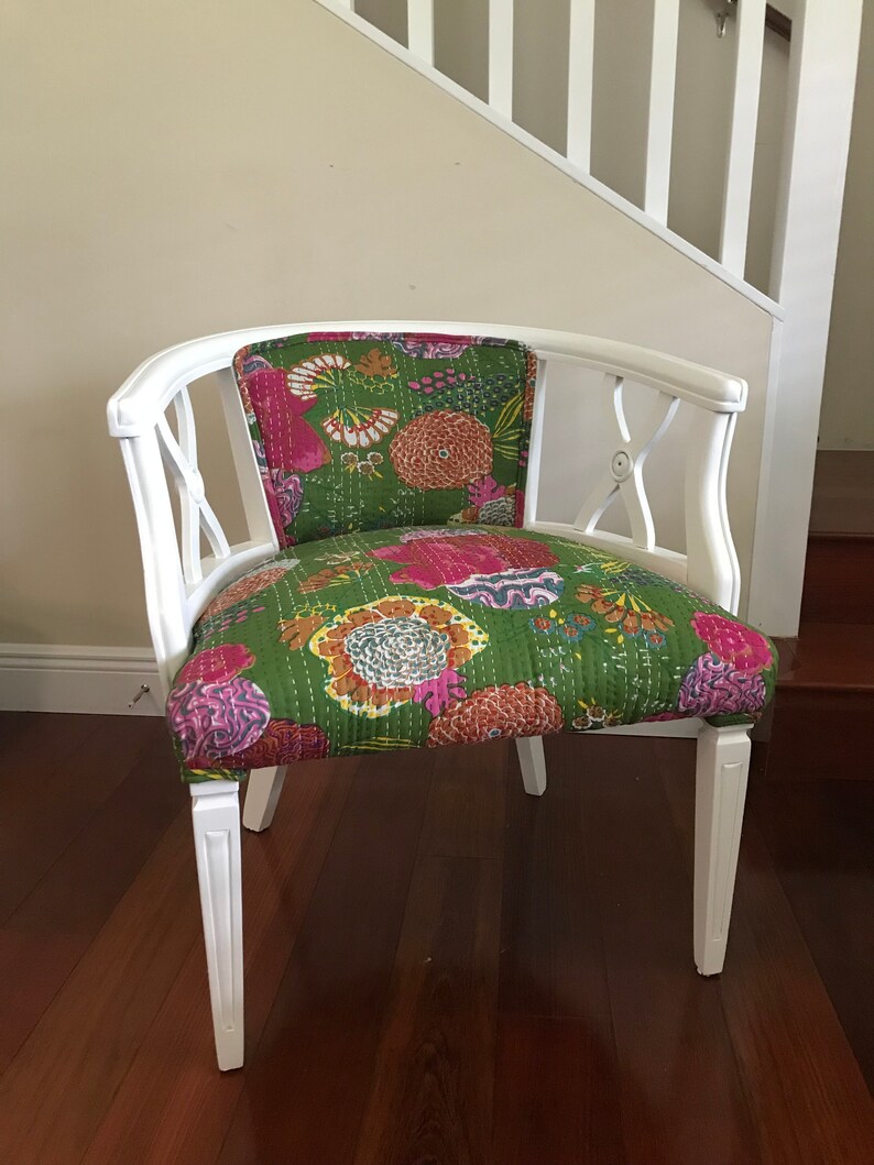 Boho Eclectic Vintage Floral (have 1 More of These Chair Frames If Set ...