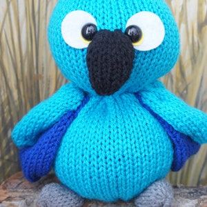 Red the Parrot and Azure the Blue Macaw - Etsy