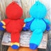 Red the Parrot and Azure the Blue Macaw - Etsy Canada