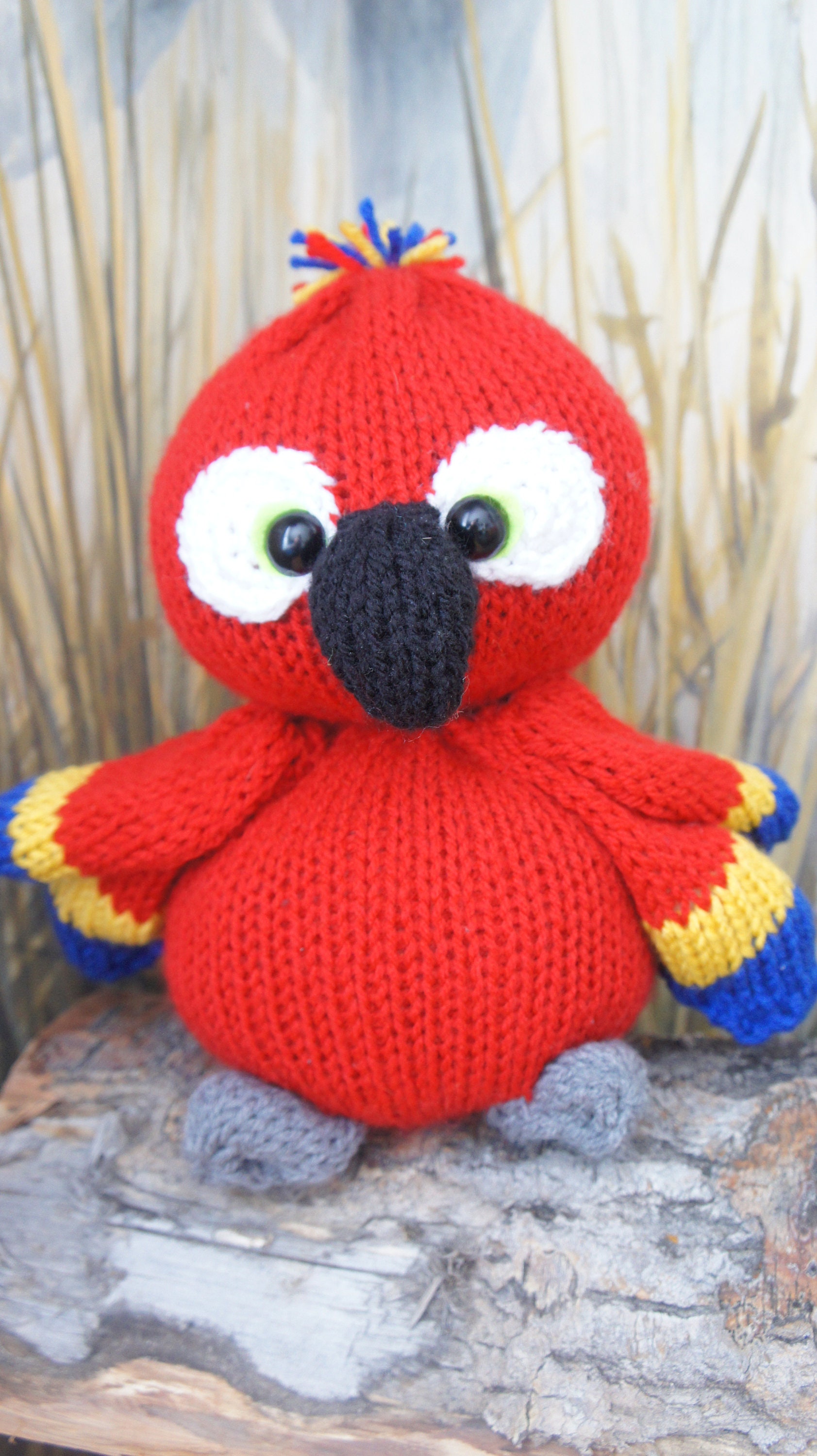 Red the Parrot and Azure the Blue Macaw - Etsy Canada