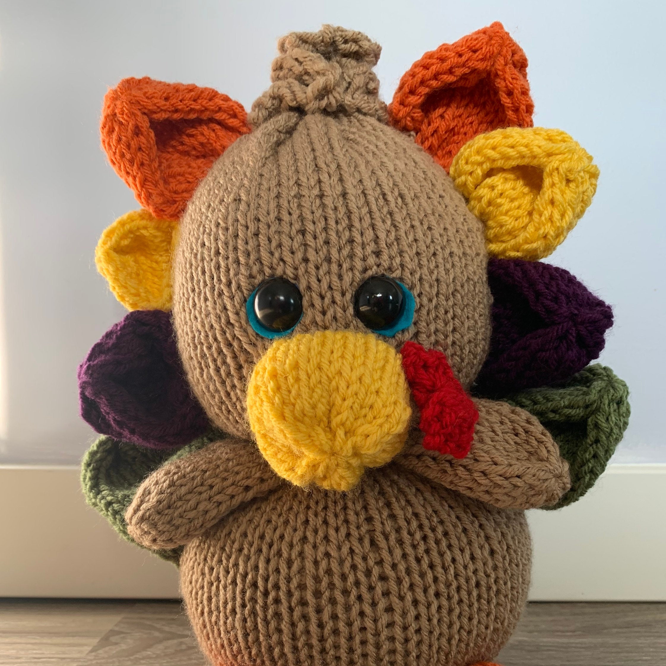 Gilbert the Turkey - Circular Knitting Machine - Knitting - PDF PATTERN ...