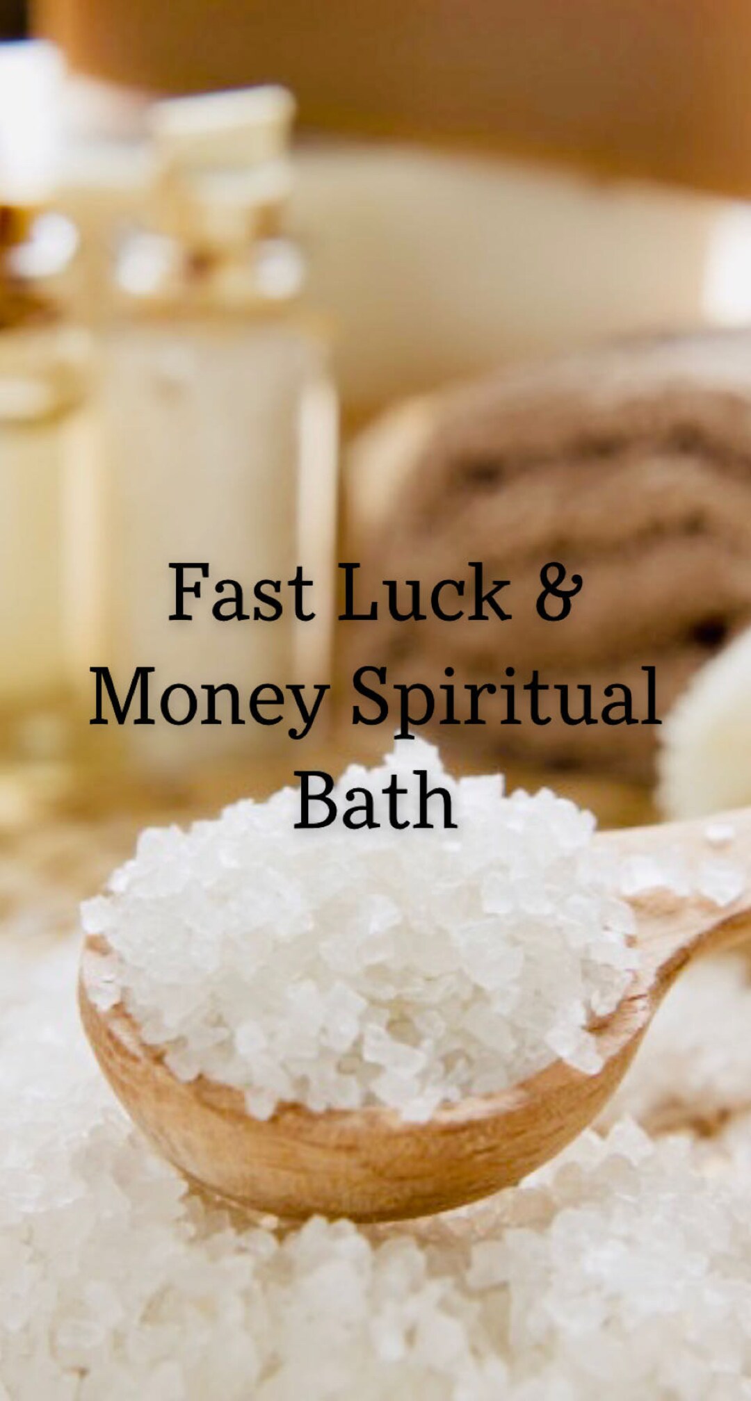 Fast Luck & Money Blend Spiritual Bath- - Etsy