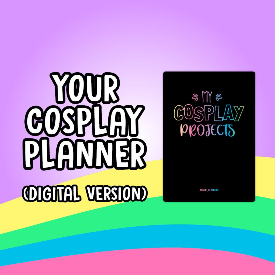 My Cosplay Projects Your Cosplanner PDF - Etsy