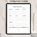 Daily Focus Planner Template | Printable Daily Focus Planner | Daily ...