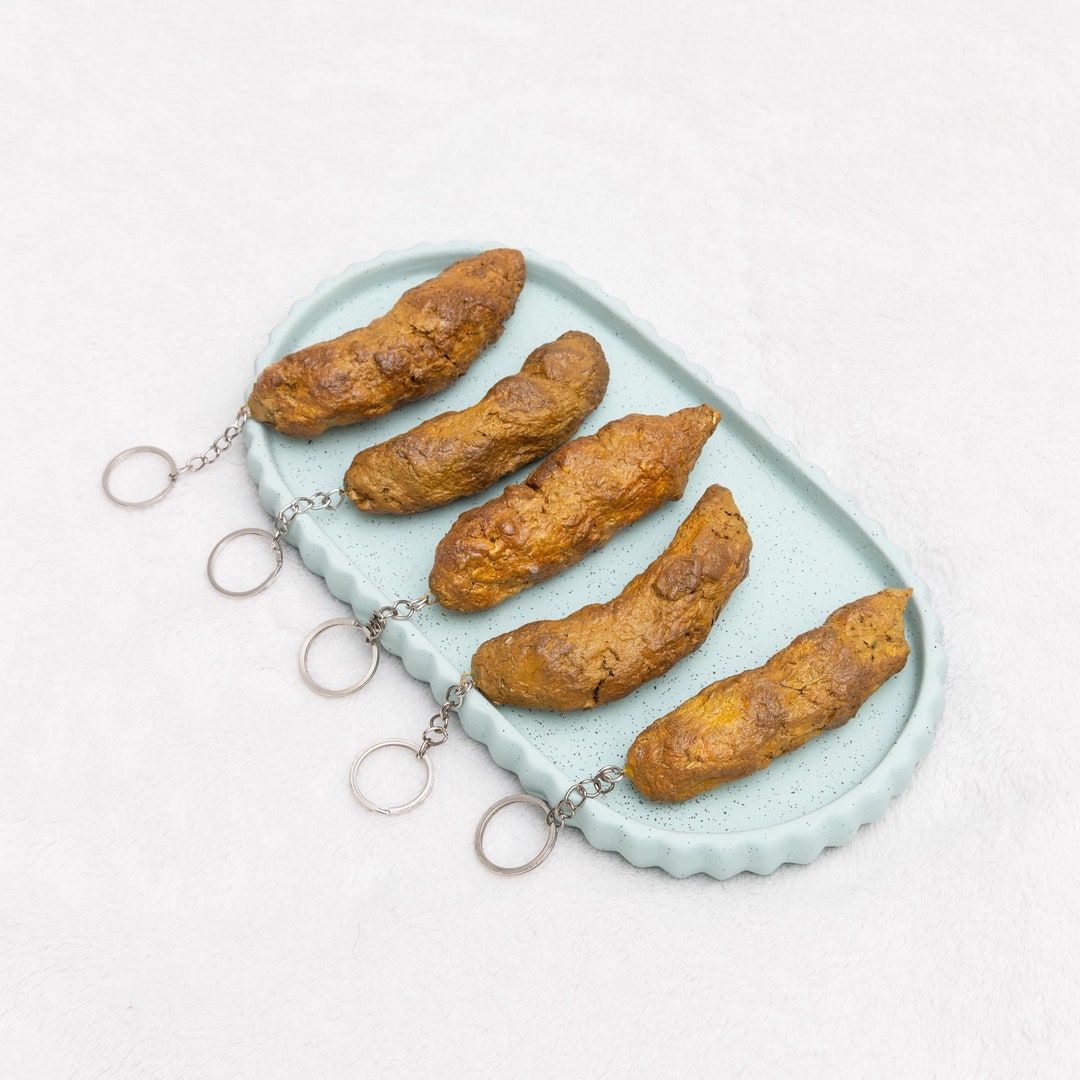 Realistic Poop Keychain – Gross Gag Gift, Fake Poop Prank, Funny ...