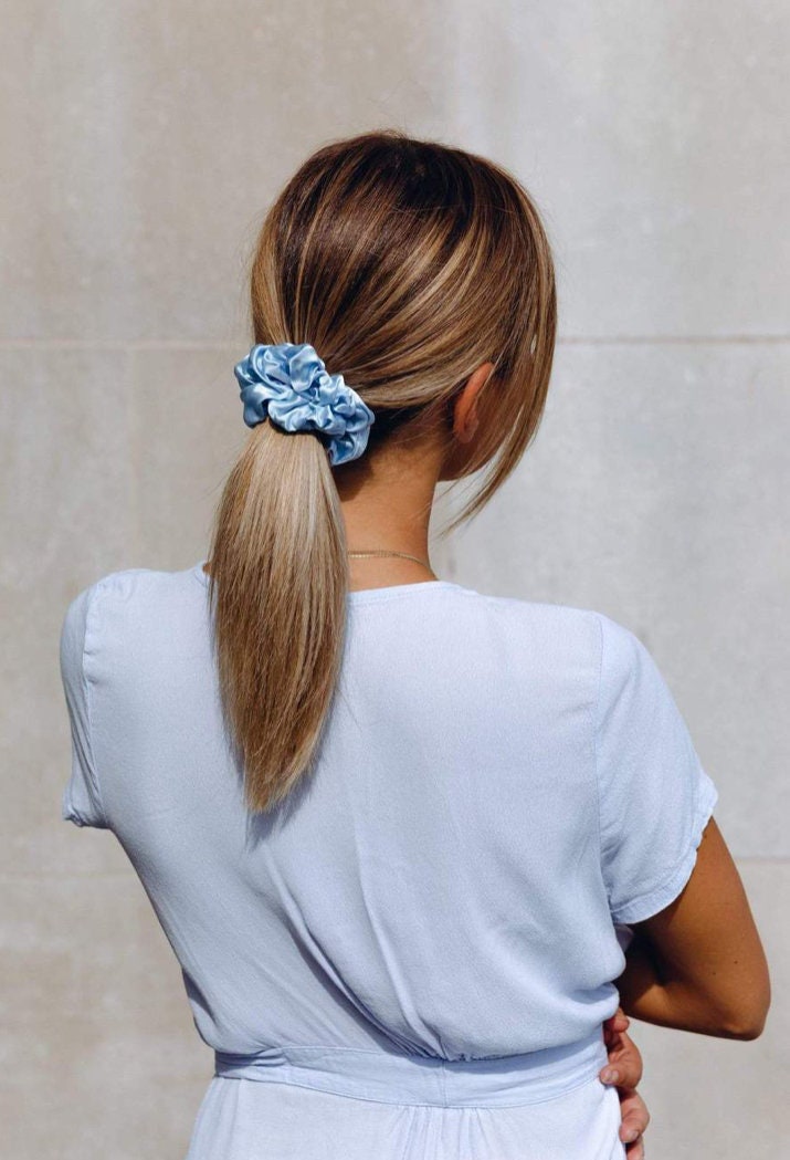 Deluxe Seiden Scrunchies 7 Farben - Etsy.de