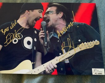 U2 Signed Memorabilia - Etsy