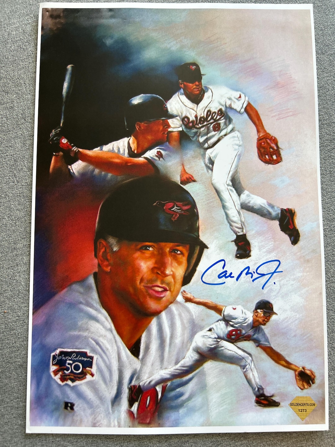 Cal Ripken JR Baltimore Orioles Signed Autographed 11x17 Poster COA - Etsy