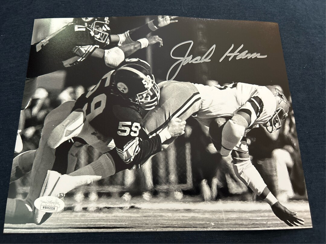 Jack Ham Signed Autographed Pittsburgh Steelers 8x10 Football Photo JSA ...