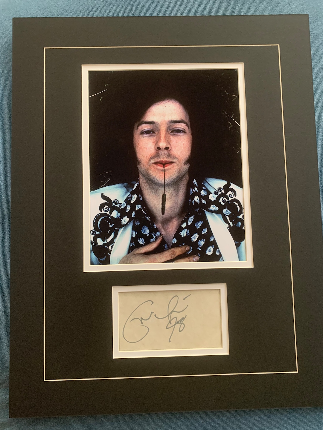 Eric Clapton “slow Hand” 18x14 Signed Autographed Photo Display Cream ...