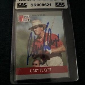 Gary Player Signed Autographed 1990 Pro Set Golf Card #79 COA - Etsy