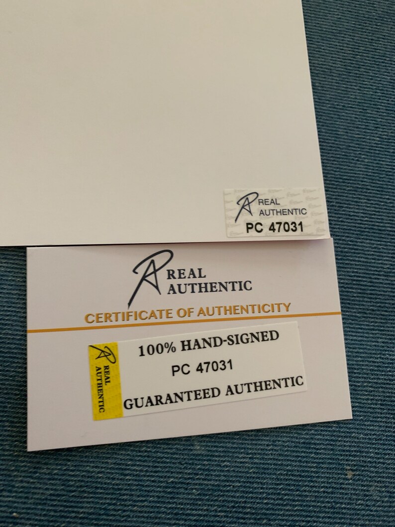 Tupac Signed Autographed Photo 8x10 RA COA Rare Piece in - Etsy