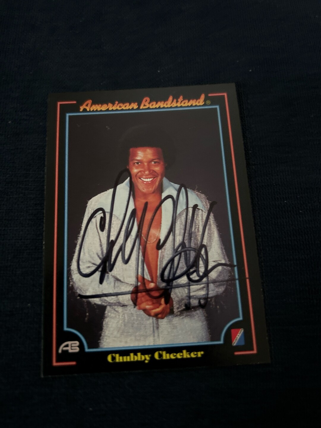 Chubby Checker Autographed Signed 1993 American Bandstand Picture ...