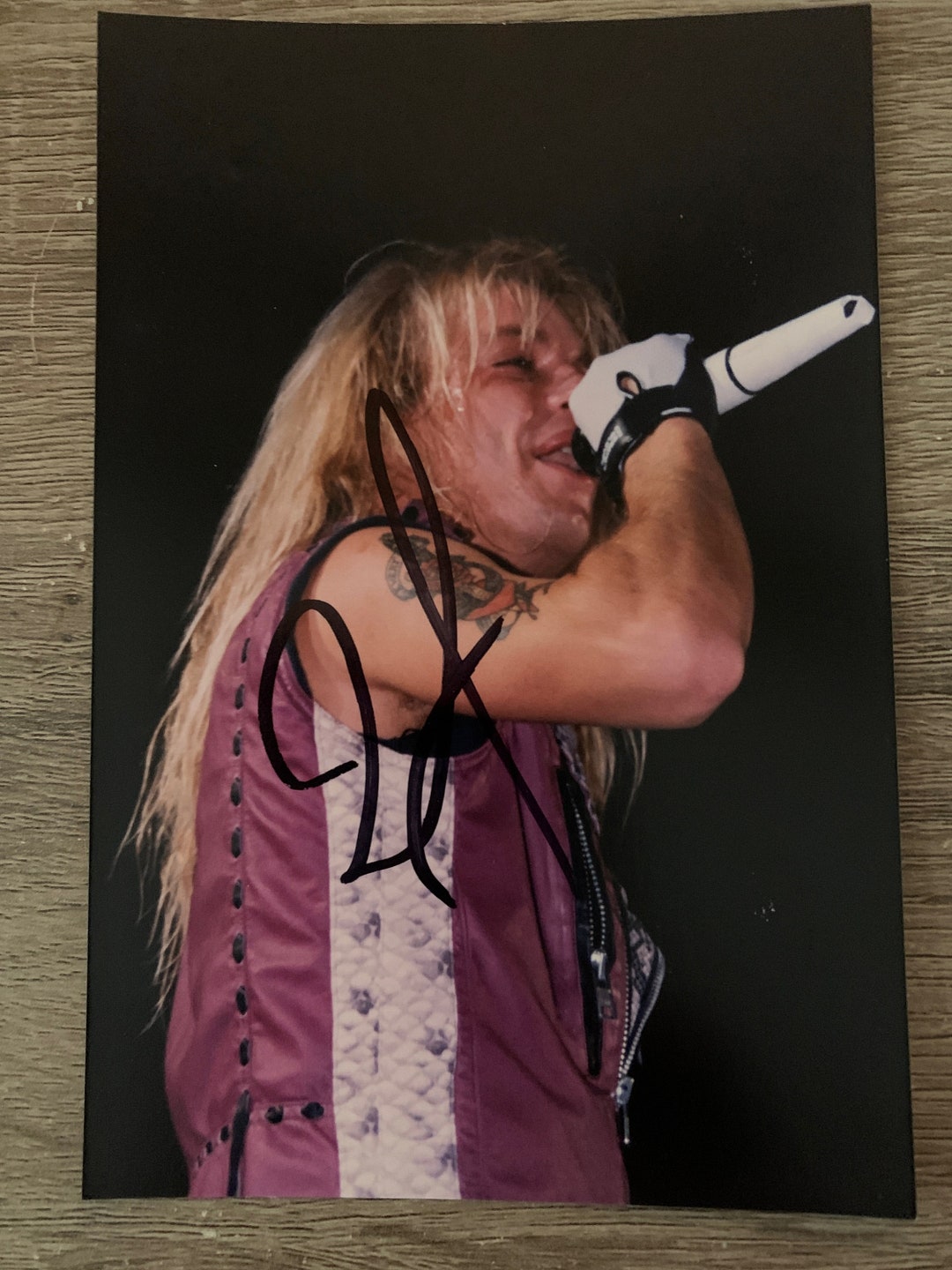 Vince Neil Motley Crew Hand Signed Autograph 4x6 Photo With COA - Etsy