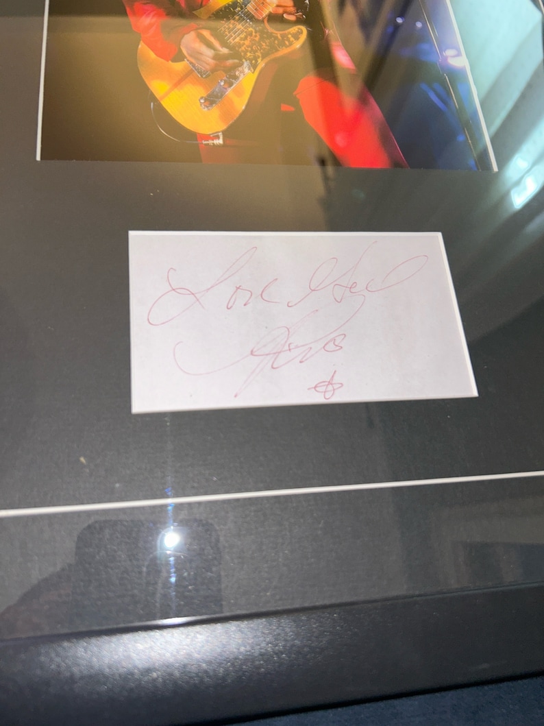 Prince Hand Signed Autographed Framed 18x14 Photo Display W/ COA - Etsy