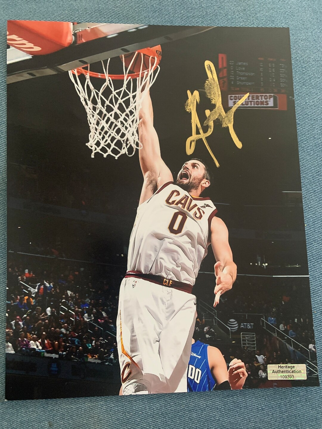 Kevin Love Cleveland Cavaliers Signed Autographed 8x10 Photo - AUTO ...
