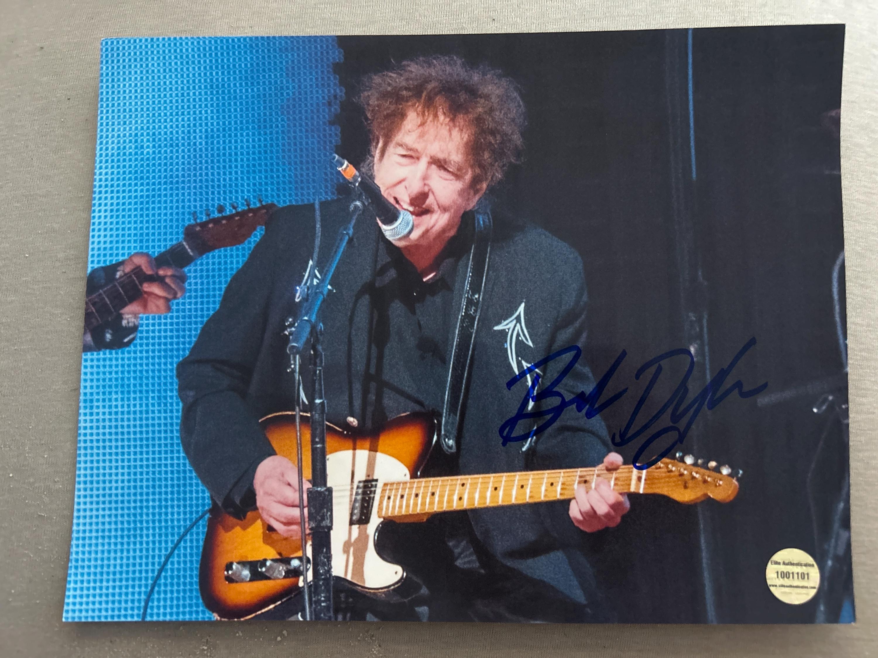 Bob Dylan Music Ley Signed Autographed 8x10 Photograph Photo W/coa - Etsy
