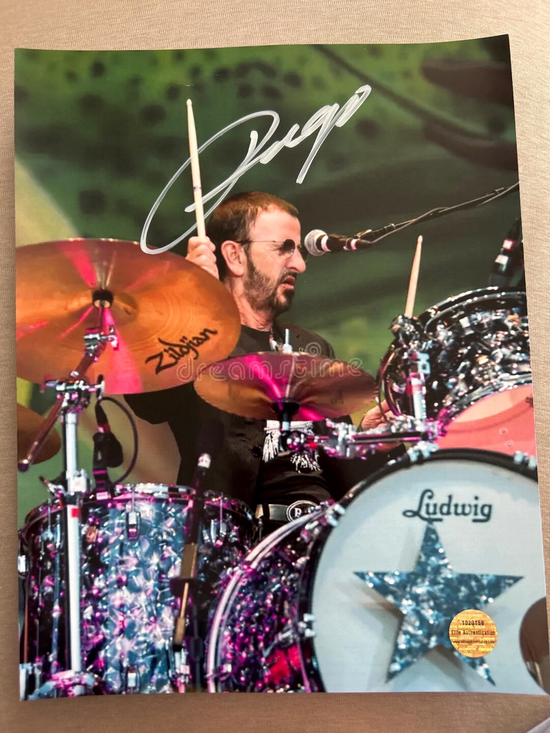 Ringo Starr Beattles Music Legend Signed Autographed 8x10 Photo COA ...