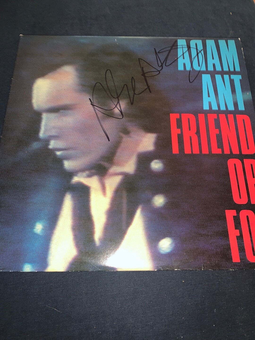 Adam Ant Signed Autographed Album Record Vinyl Friend or Foe COA - Etsy