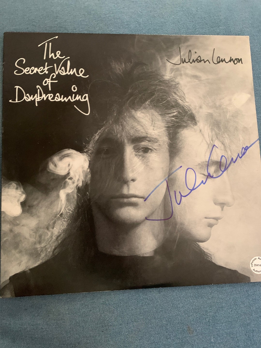 Julian Lennon Signed Autographed “the Secret Value of Daydreaming” LP ...