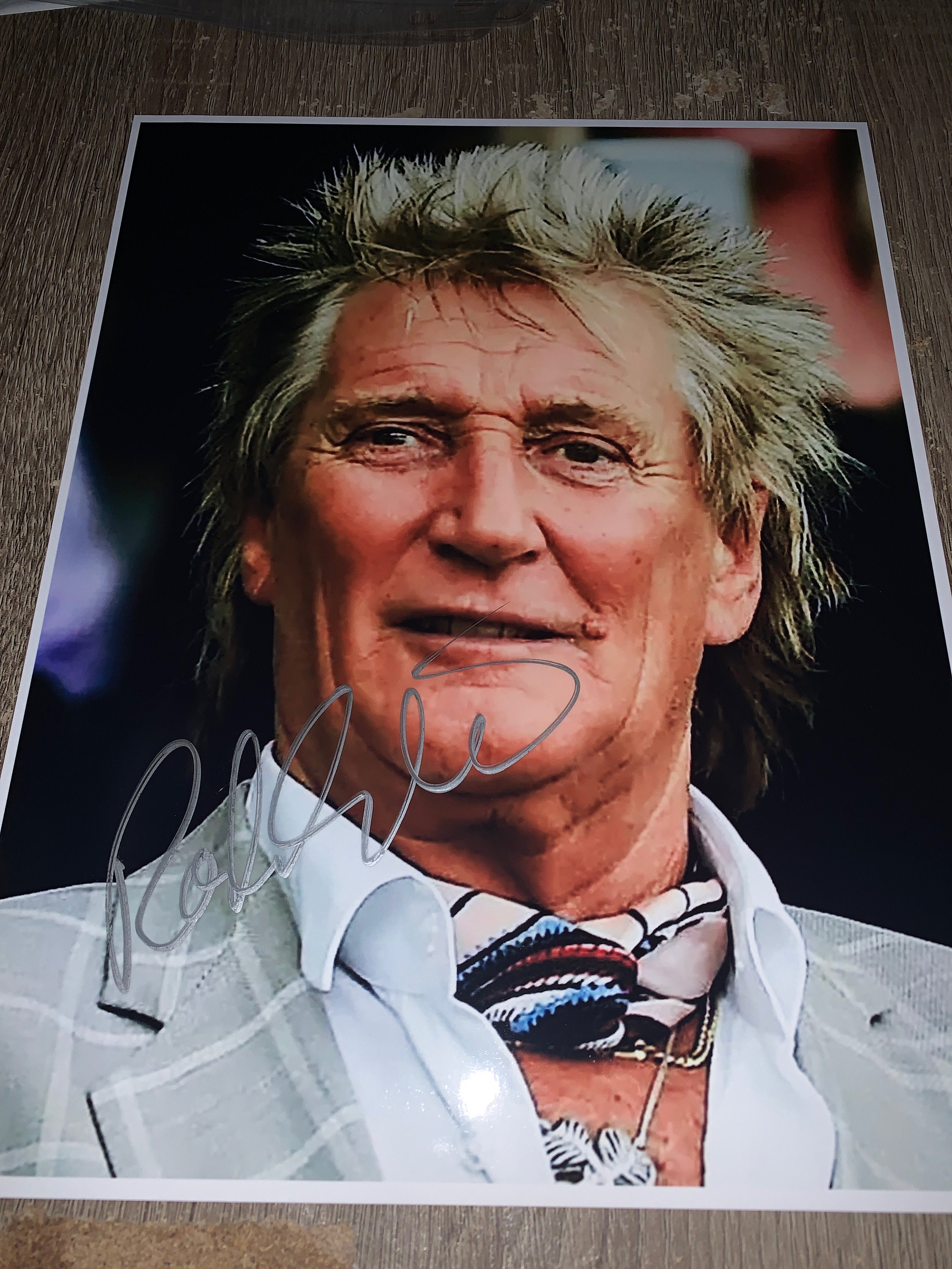 Rod Stewart Signed Autographed 8X10 Photo COA - Etsy