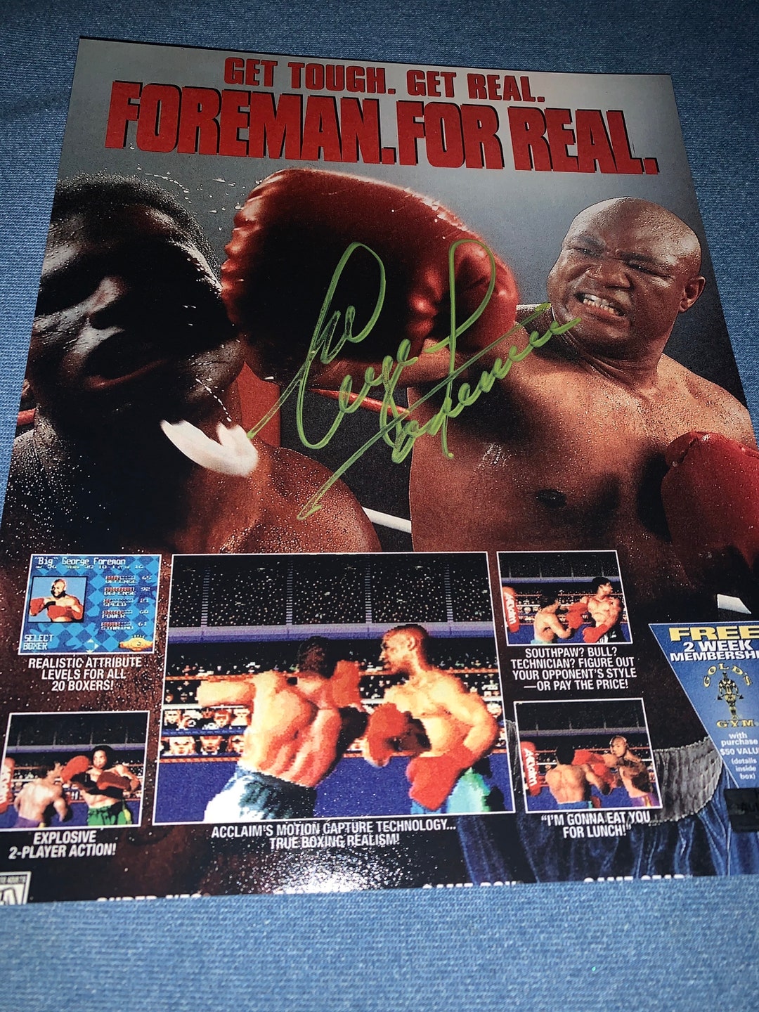 George Foreman Signed Autographed 8x10 Boxing Photo COA - Etsy