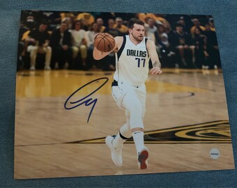 Luca Doncic Signed Autographed Dallas Mavericks NBA Hoops 2019 ...