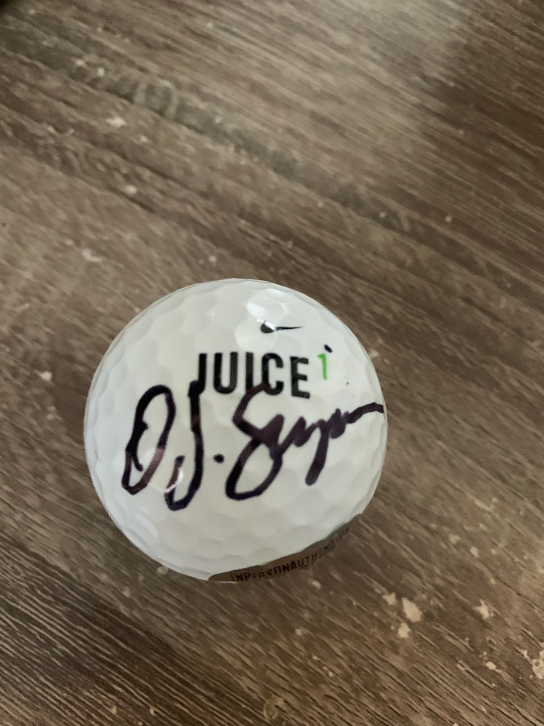 Rare O.J. Simpson Signed Autographed Nike Juice Golf Ball W/COA - Etsy