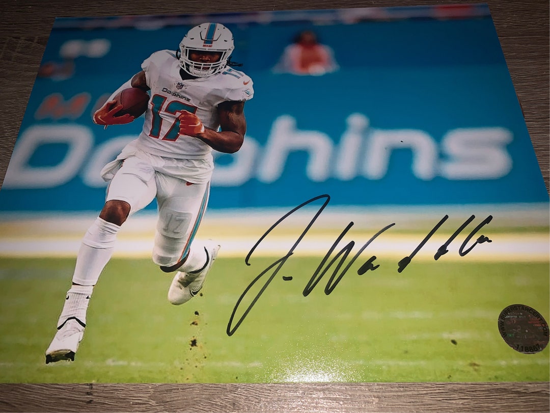 Jaylen Waddle Miami Dolphins Signed Autographed 8x10 Football Photo COA ...