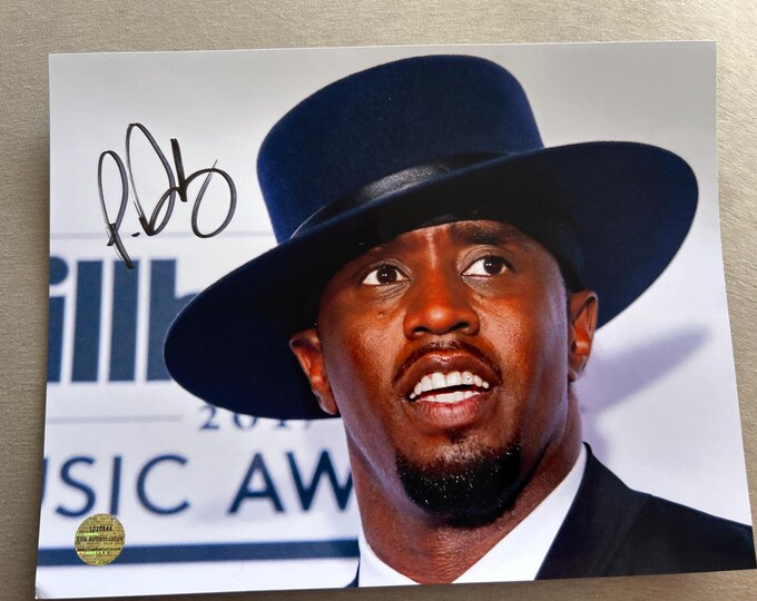 Sean Combs P Diddy Puff Daddy Puffy Signed Autographed 8x10 Photo W/coa ...