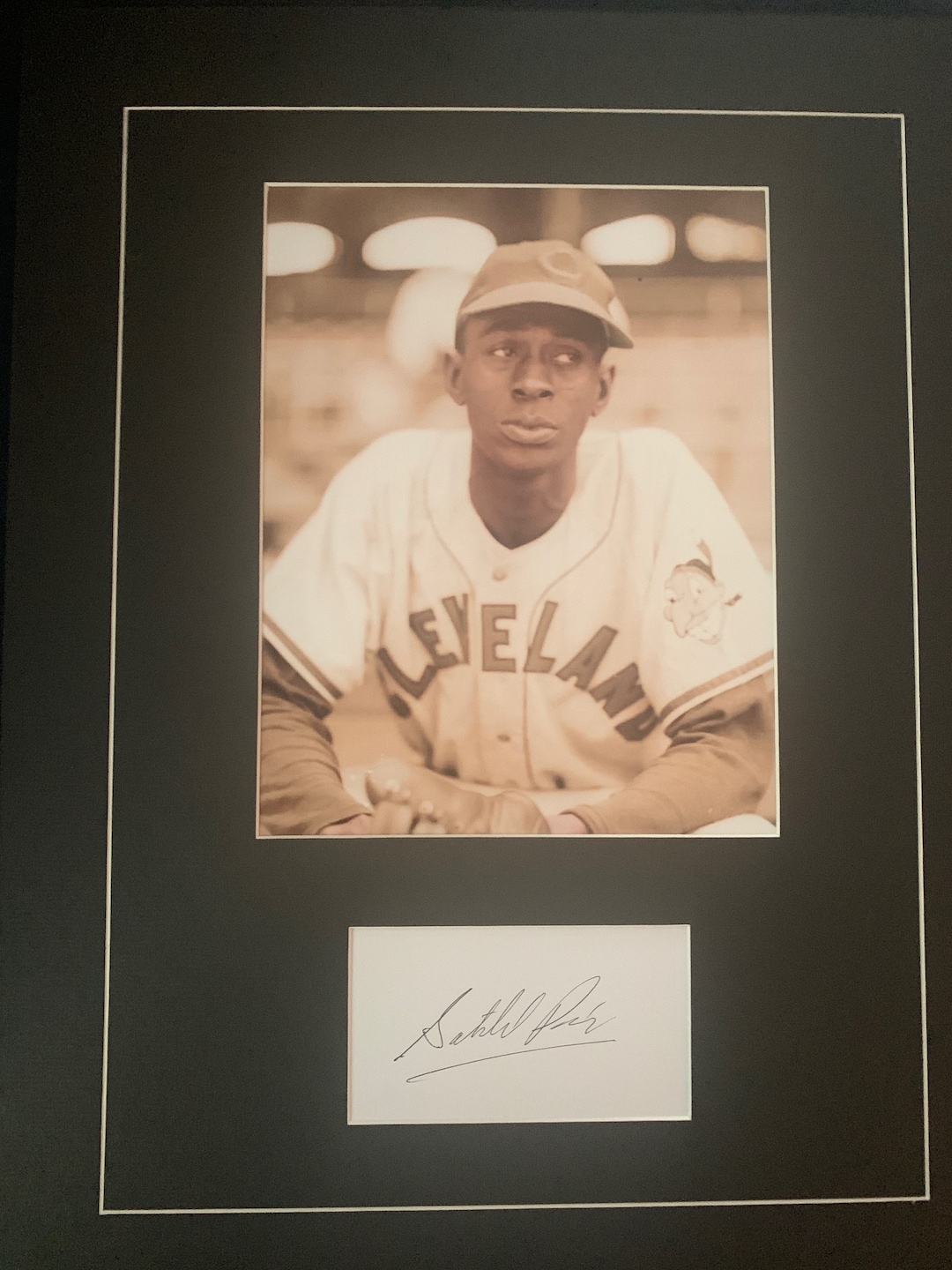 Satchel Paige Signed Autographed 14x18 Photo Display. COA - Etsy