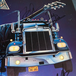 Def Leppard Hand Signed Autographed “on Through the Night” Album Record ...