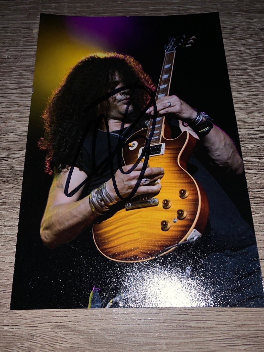Slash Guns N Roses Hand Signed Autograph 4x6 Photo With COA - Etsy