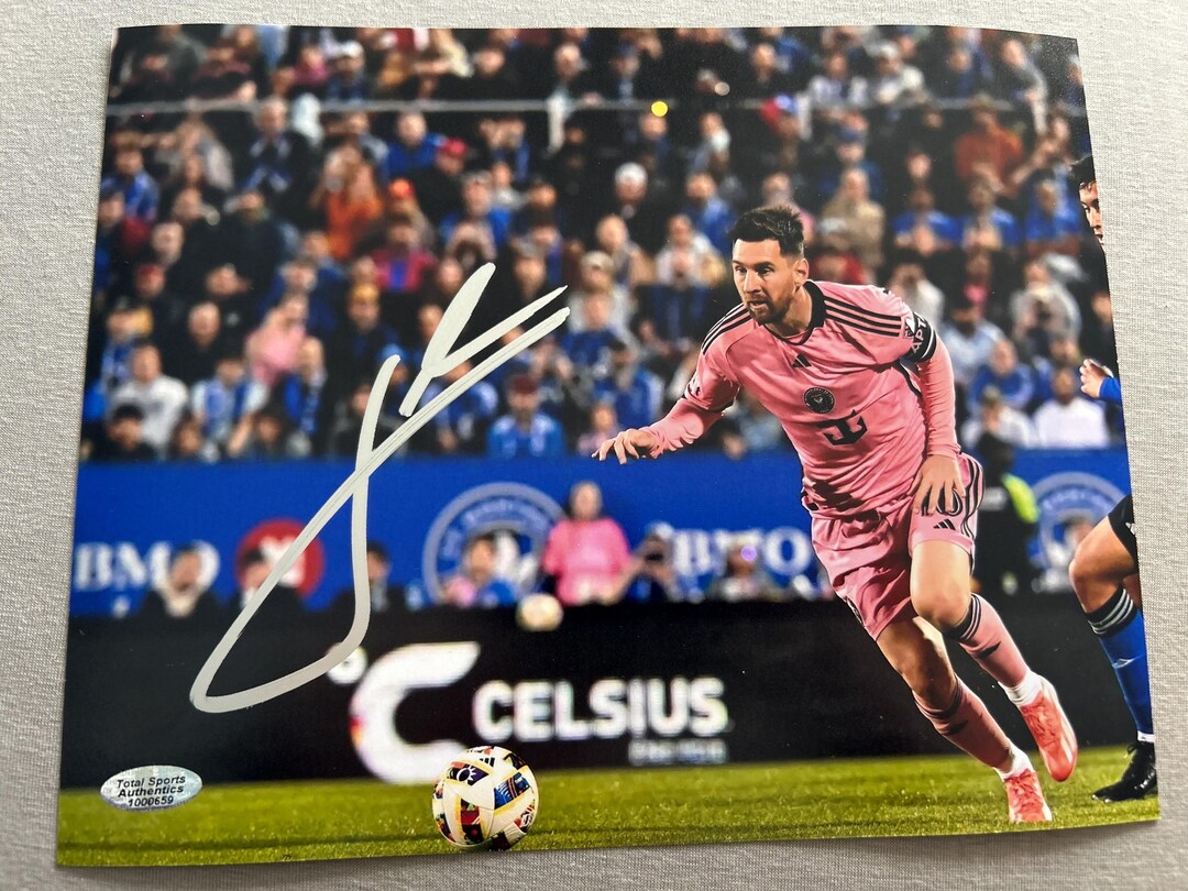 Lionel Messi Signed Autographed 8x10 Soccer Photo W/coa - Etsy