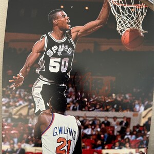 David Robinson Signed Autographed San Antonio Surs 8x10 Photo W/ COA ...