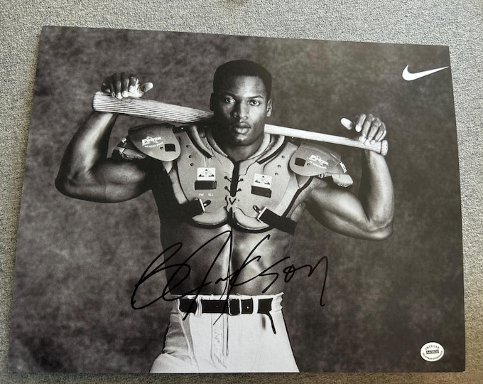 Bo Jackson Signed Autographed 11x14 "bo Knows" Photo COA - Etsy