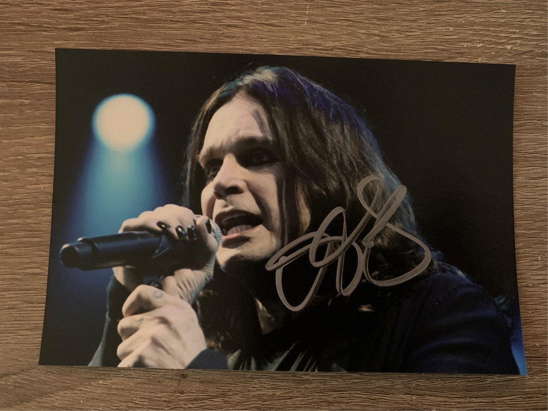 Black Sabbath's Ozzy Osbourne Signed Autographed Original One of A Kind ...