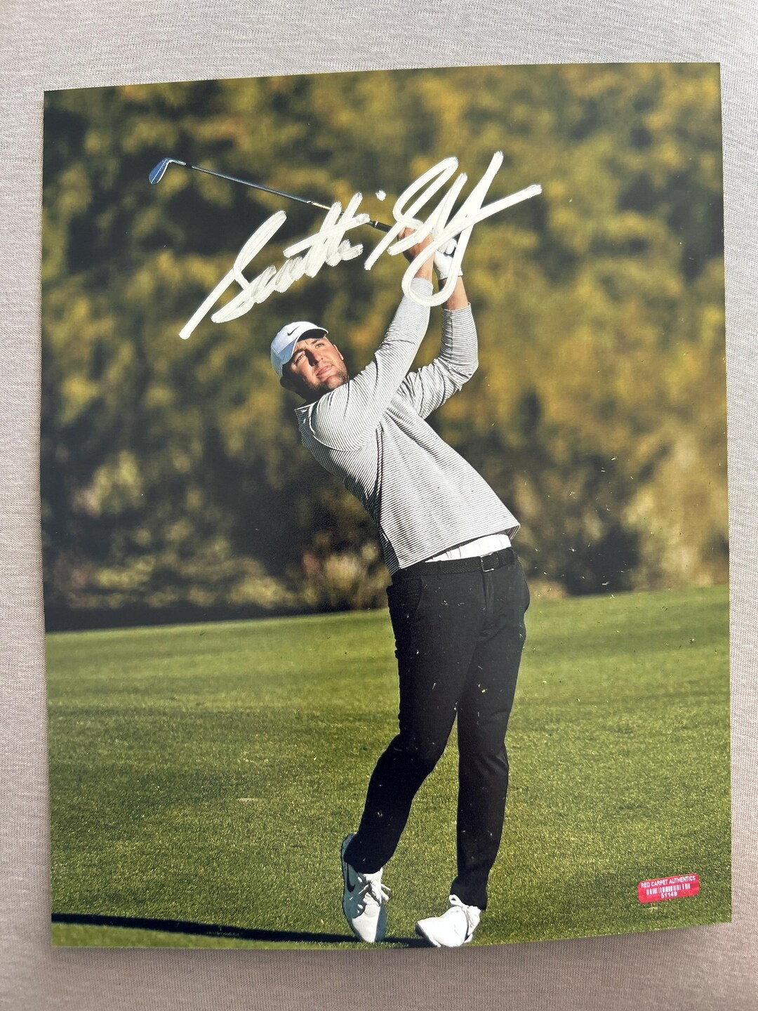 Scottie Scheffler Signed Autographed 8x10 Photo PGA Masters COA - Etsy