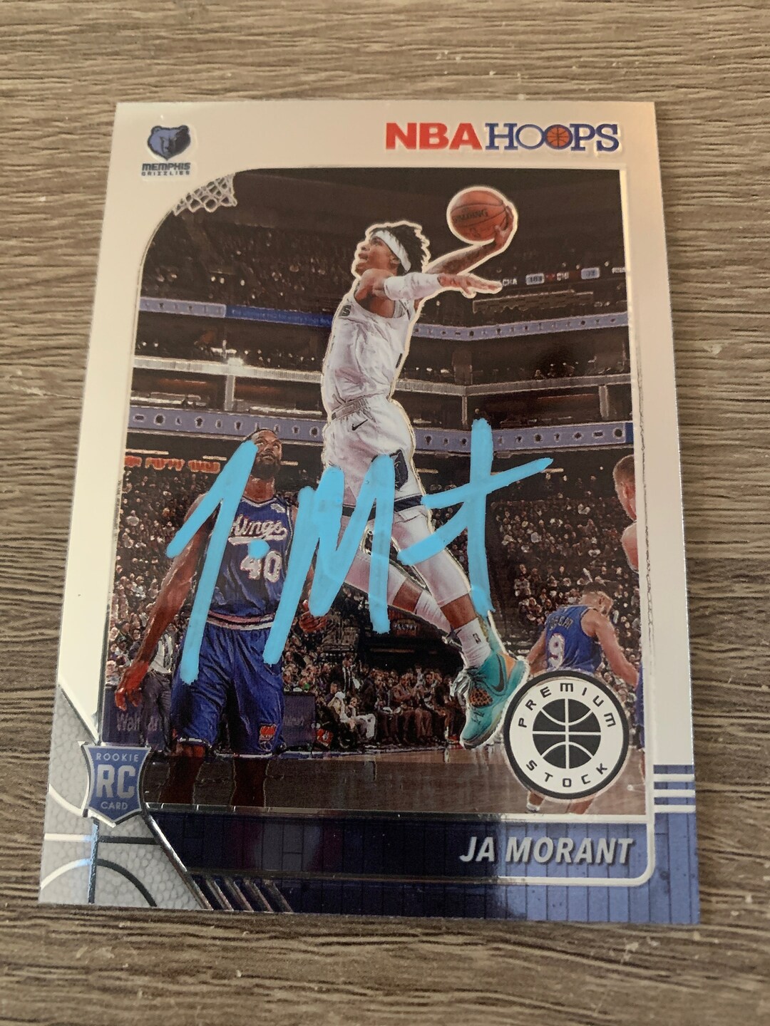 Ja Morant Signed Autographed Memphis Grizzlies Rookie Basketball Card ...