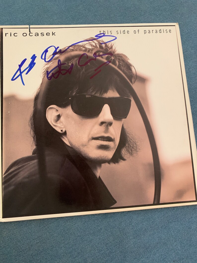 Ric Ocasek Signed Autographed This Ide of Paradise Vinyl Record Album ...