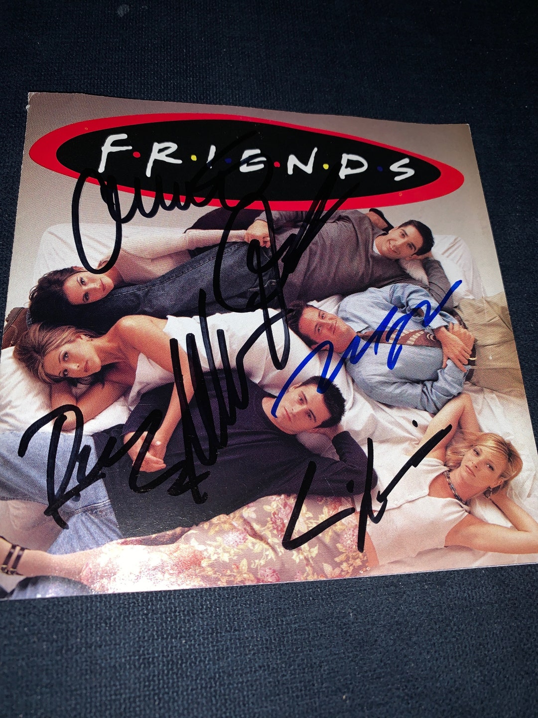 Friends Cast Signed Autographed CD Insert by Jennifer Aniston ...