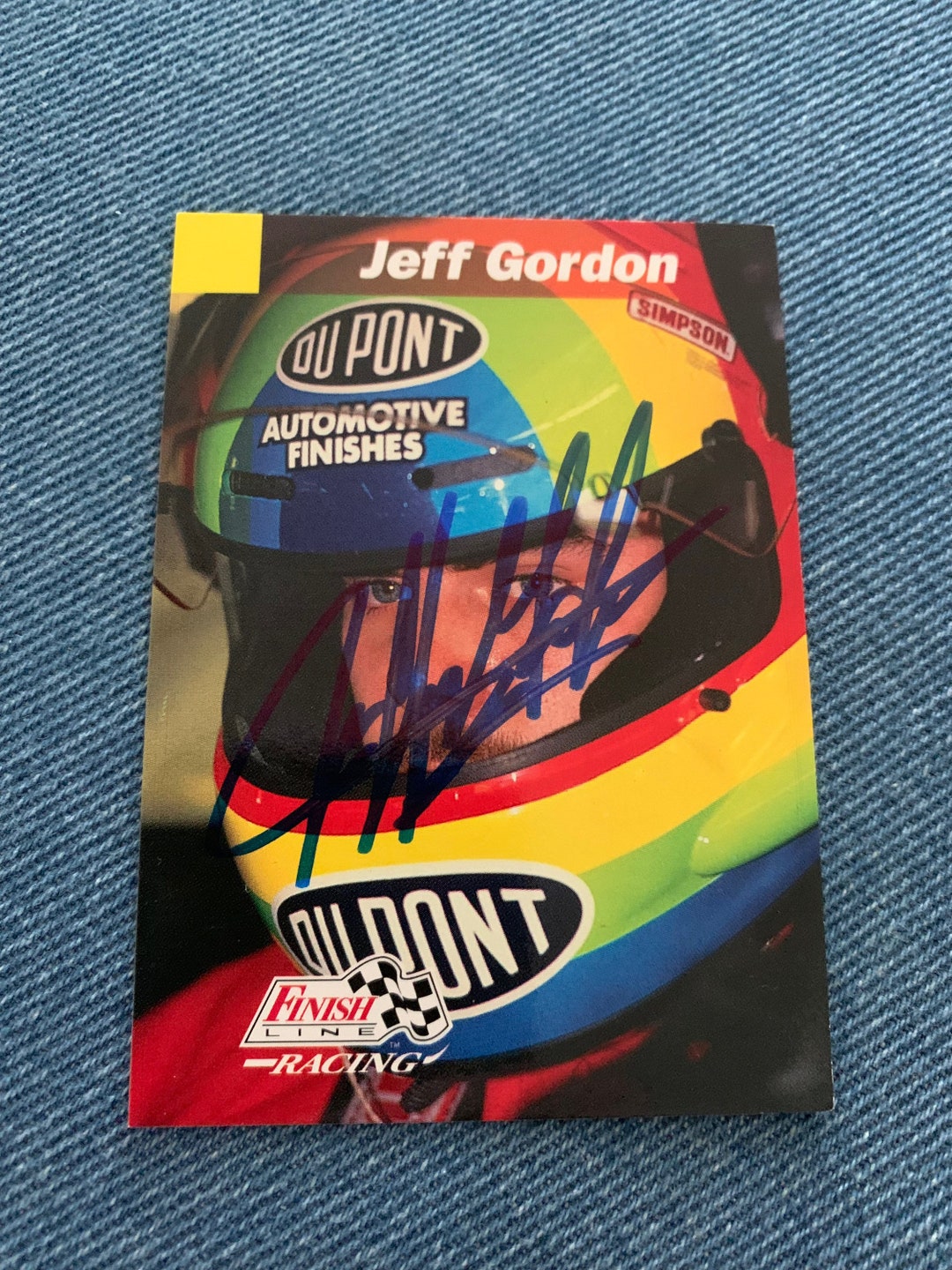 Jeff Gordon NASCAR Driver Auto Racing Signed Autographed - Etsy