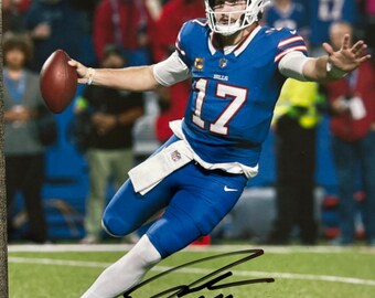 Josh Allen Buffalo Bills Signed Photo With COA - Etsy